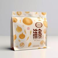 China Food Industrial Stand Up Pouch Printed Color Biodegradable Potato Chip Snack Packaging Bag Custom 140g 280g Stand Bottle Handles for sale