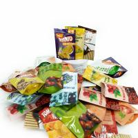 China Customized Thickness Industrial Packaging Holographic Food Stand Up Candy Smell Proof Mylar Ziplock Small Foil Bags for sale