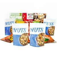 China Zipper Top Custom Printed PE PET Plastic Stand Up Pouch with Accepted Logo Walnut Gravure Printing Dry Cashews Ziplock Bag for sale