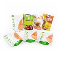 China Custom Size Accepted Reusable Ziplock Pouch Sugar Packaging Dry Fruits Nut Stand Up Pouch Bottom Gusset Heat Sealed for sale