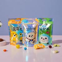 China Custom Order Printed Holographic Mylar Spout Food Packaging Bag 3.5 280g Smell Proof Reusable Resealable Zipper Stand PE for sale