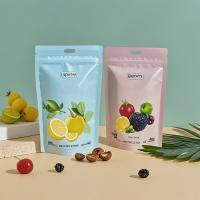 China Zipper Top Sealing Customized Color Holographic Mylar Food Grade Packaging Plastic Bags for Nuts Candy Snacks Aluminum Foil Bags for sale