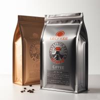 China OEM Service Accepted Custom Made Flat Bottom Zipper Packaging Bags for Coffee Beans Protein Mylar Plastic Bags PET VMPET PE Material for sale