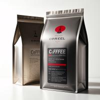 China OEM Service Accepted Custom Made Flat Bottom Zipper Packaging Bags for Coffee Beans Protein Mylar Plastic Bags PET VMPET PE Material for sale
