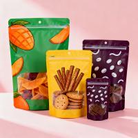 China Stand Up Pouch PE AL Plastic Bag Custom Made Local UV Dumb Bright Holographic Effect Dense Self Supporting Food Grade Mylar Bag for sale