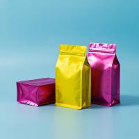 China Food Grade Custom 8 Side Seal Mylar Zipper Re Seal Biodegradable Plastic Bag Packaging Coffee Dried Fruit Aluminum Foil for sale