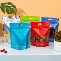 China Zipper Top Customized Logo Printed Stand Pouches Baby Food Food Grade PE Holographic Mylar Frosted Transparent Windows Smell Proof Dried Fruit for sale