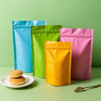 China Customized Color Recyclable PE Mylar Zipper Bag Moisture Proof Holographic Die Cut Seal Food Grade Packaging for Parrot Grain Pet Food for sale