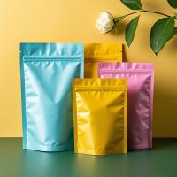 China Customized Color Recyclable PE Mylar Zipper Bag Moisture Proof Holographic Die Cut Seal Food Grade Packaging for Parrot Grain Pet Food for sale