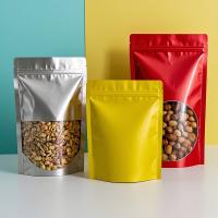 China Snack Custom Pack Packaging PE Plastic Dry Food Bags Food Grade UV Spot Zipper Stand Pouch Holographic Mylar Lining Window for sale