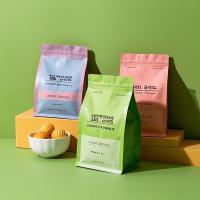 China Zipper Lock Custom Embossed Printed Food Snack Packaging Plastic Bag Logo Hot Stamping Gold Silver Holographic Mylar Bag for sale