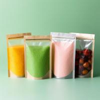 China Recyclable Stand Up Pouch Customized Food Grade Plastic Bag Zipper Smell Proof Packaging for Coffee Tea Storage Beverage for sale