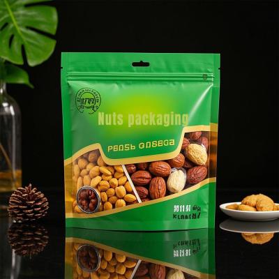 China PET VMPET PE Material Structure Upright Zipper Bags Recyclable Mylar Bags for Nuts and Various Food Packaging Solutions for sale