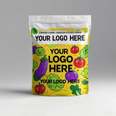 China Recyclable Custom Order Holographic 35g Smell Proof Zipper Mylar Bag Biodegradable Packaging Stand Up Plastic Chocolate Biscuit for sale