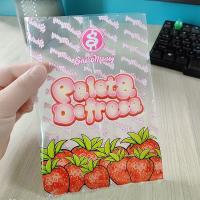 China Recyclable Custom Set Self Sealing Biodegradable Food Packaging Bag Holographic Mylar Bag Candy Smell Proof Candy Packaging for sale