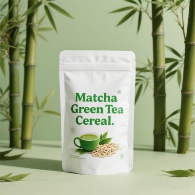 China OEM Service Accepted Biodegradable Flat Bottom Plastic Bags Packaging Tea Coffee Flavored Food and Beverage Packaging for sale
