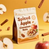 China Food Industrial Stand Up Pouch Printed Matte Soft Touch Aluminum Foil Packaging Bags for Flavored Candy Nuts Tea Coffee for sale