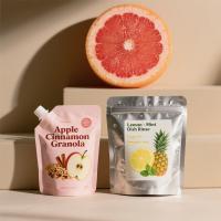 China Gravure Printing Plastic Bag with Zipper Top Matte Glossy Holographic Food Packaging Designed Beverage Storage Packaging for sale