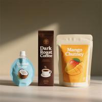 China Gravure Printing Plastic Bag with Zipper Top Matte Glossy Holographic Food Packaging Designed Beverage Storage Packaging for sale