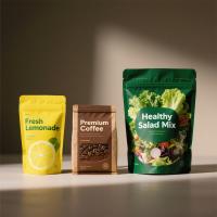 China Biodegradable Custom Plastic Bags LDPE Mylar Odor Proof Preservation Packaging for Fruits Snacks Sauce Printed Logo for sale