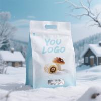 China PE Plastic Customized Biodegradable Upright Holographic Mylar Bags Scratch Off Packaging Food Pastry Biscuits Chocolate for sale