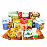 China Food Snacks Packaging Custom Standing Pouch Potato Chips Resealable Bag Clear Window Logo Plastic Food Bag Industrial Food for sale