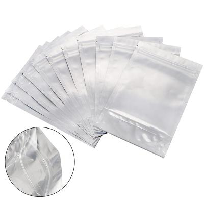 China Aluminum Foil Plastic Vacuum Seal Packaging Bag Self Supporting Mylar Bag Custom Order Barrier Silver OEM Packaging Film for sale