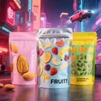 China Food Snacks Packaging Customized Color Packaging Bags Perfectly Suited for Dry Fruit Almonds Pumpkin Seed Snacks for sale