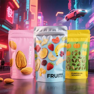 China Food Snacks Packaging Customized Color Packaging Bags Perfectly Suited for Dry Fruit Almonds Pumpkin Seed Snacks for sale