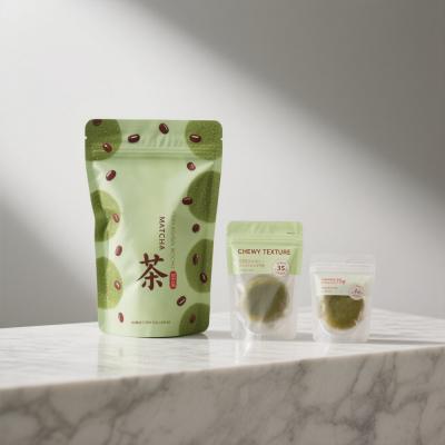 China Customized Logo Printing Matte Printed Food Packaging Mylarbag Production Printed Biodegradable Flavor Dessert Cake Snack Plasticbag for sale