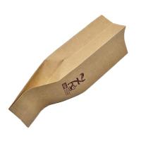 China Food Industrial Customized Coffee Bean Flat Resealable Packaging Bag Customized Logo Printing Clear Window Powder Packaging for sale