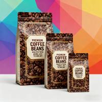 China Food Snack Pack Custom CMYK Color Intaglio Printing HD Display Coffee Characteristics Biodegradable Packaging Flavor Coffee Bag for sale