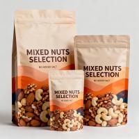 China Biodegradable Custom 8 Sided Sealed Food Grade Packaging Plastic Bag With CMYK Embossing Hot Stamping Packaging Coffee Nuts Protein Powder for sale