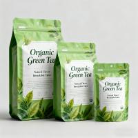 China Customized Logo Printing Full Color Biodegradable Pressure-resistant Anti-crushing Packaging Plastic Bag for Tea Nut Coffee for sale