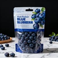 China Gravure Printing Customized Logo Food Grade PE Packaging Mylar Bags Fresh Fruit Preservation Plastic Bags Breathable Holes for sale