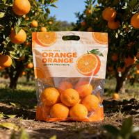 China Gravure Printing Moisture Proof Breathable Bags HD Printed Fresh Fruit Packaging Smell Proof Bag Handle Customized Logo for sale