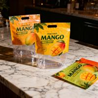 China Gravure Printing Moisture Proof Breathable Bags HD Printed Fresh Fruit Packaging Smell Proof Bag Handle Customized Logo for sale