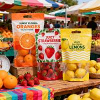 China Biodegradable Food Packaging Plastic Stand Up Ventilated Transparent Mylar Bag Smell Proof Full Color Transparent Pouch for sale