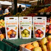 China Biodegradable Food Packaging Plastic Stand Up Ventilated Transparent Mylar Bag Smell Proof Full Color Transparent Pouch for sale