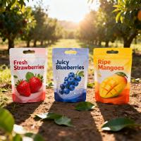 China Biodegradable Food Packaging Plastic Stand Up Ventilated Transparent Mylar Bag Smell Proof Full Color Transparent Pouch for sale
