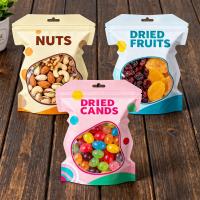 China Customized Logo Printing Food Safety Matte PE AL Packaging Zipper Stand Pouch for Dried Fruit Jelly Laminated Plastic Bag for sale