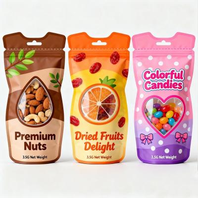 China Gravure Printing Custom Food Packaging Bags Pizza Food Grade Plastic Bags with Zipper Candy Nut Safe Contact Logo Printing for sale
