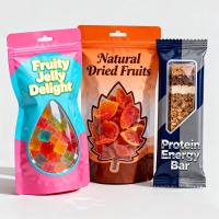 China Food Industrial PET VMPET PE Material Structure Moisture Proof Smell Proof Zipper Packaging Bag for Candy Biscuit Coffee for sale