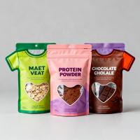 China Zipper Lock PE Small 5g Standup Mylar Bag Child Resistant Gummies Packaging HD Digital Print SoftTouch UV Spout for sale