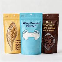 China Custom Order Food Packaging Bag Personalized Custom Print Food Grade Matte Frosted Snack Bag Reusable Seal Pack with Shape Window for sale
