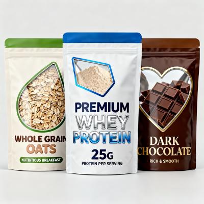 China Food Grade Custom Mold Print CMYK Brightsurface Laminated Holographic Mylarbag Packaging Plastic Bag for Flavor Powder for sale