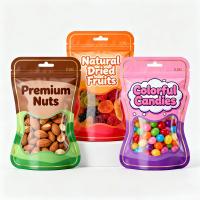 China PE Plastic Matte Food Packaging Bag Smell Proof Holographic Mylar Bag Laminated Embossed Plastic Bag for Flavor Snacks for sale