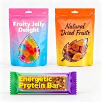 China PE Plastic Matte Food Packaging Bag Smell Proof Holographic Mylar Bag Laminated Embossed Plastic Bag for Flavor Snacks for sale