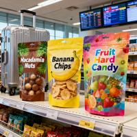 China PET VMPET PE Material Structure Food Grade Re-sealable Packaging Plastic Bag for Chocolate Bar Bean Powder Packaging Bag for sale