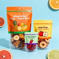 China Customized Color Zipper Bag Plastic Packaging Biodegradable Snack Bag Aluminum Foil Composite Mylar Bag for Nut Packaging for sale